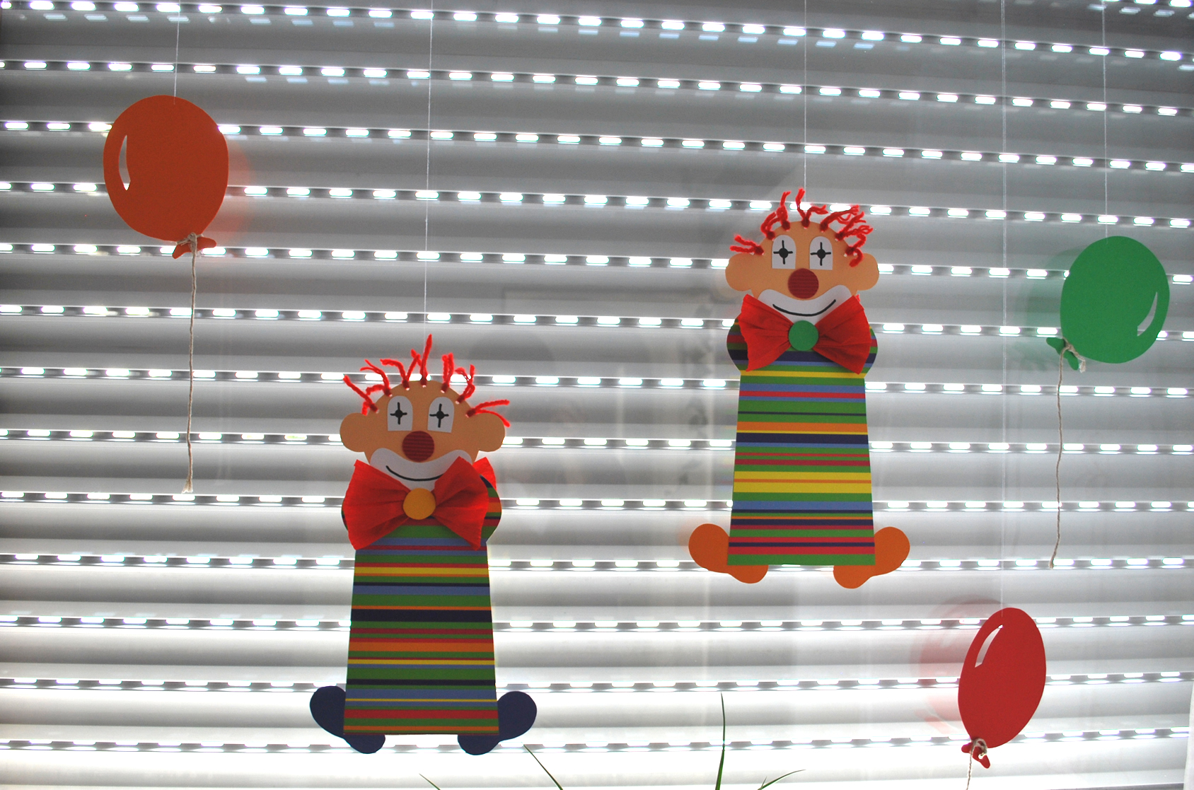 Clown basteln - Kinderspiele-Welt.de