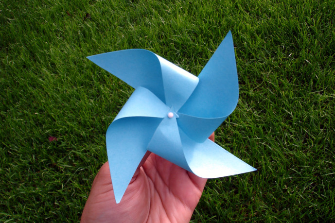 Windrad basteln - Kinderspiele-Welt.de