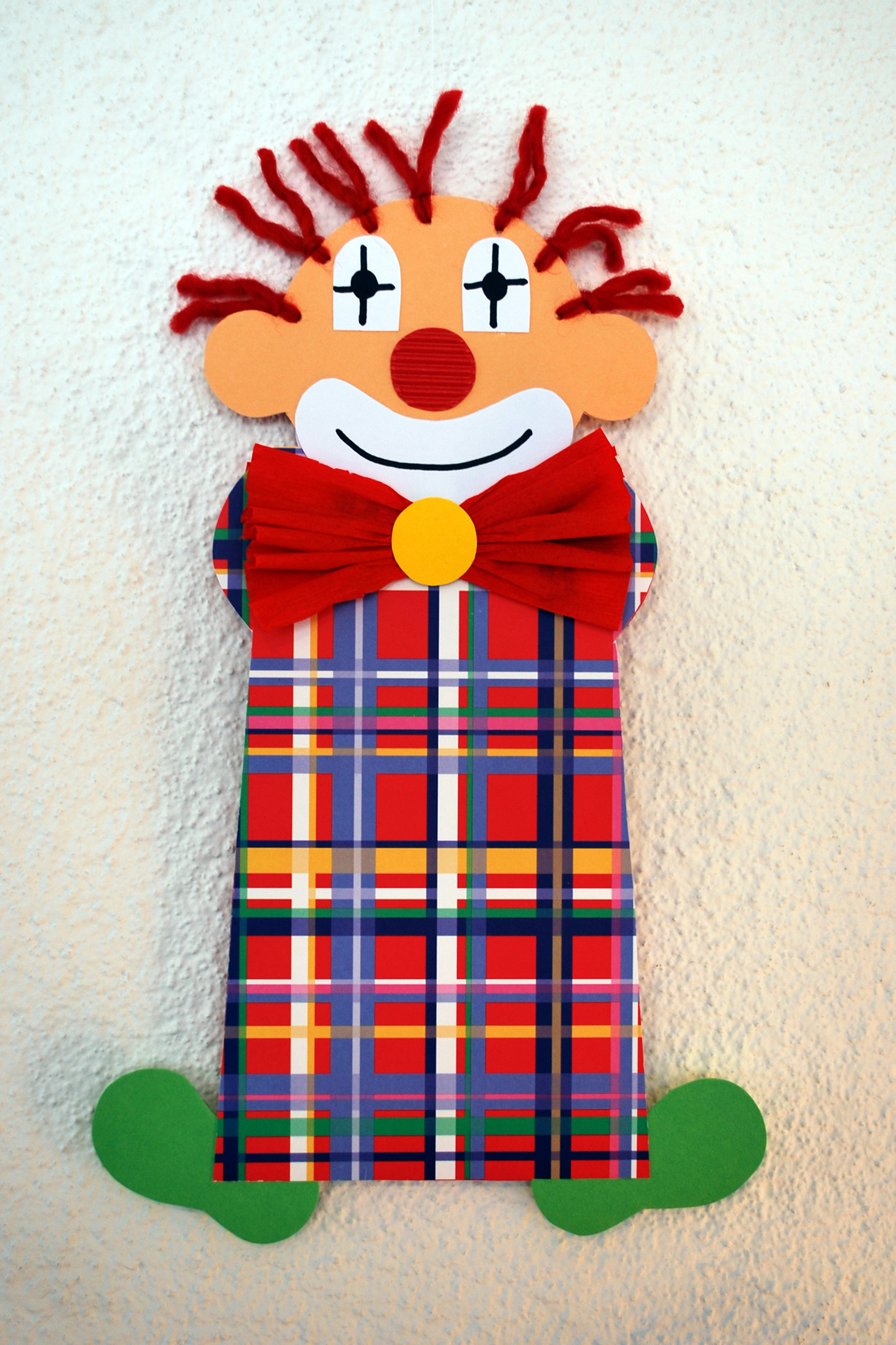 Clown basteln - Kinderspiele-Welt.de