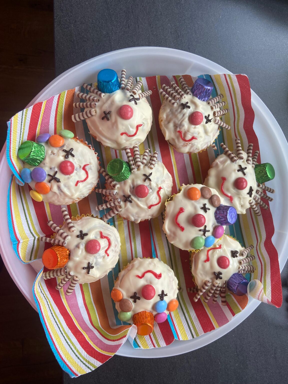 Clown-Muffins - Kinderspiele-Welt.de